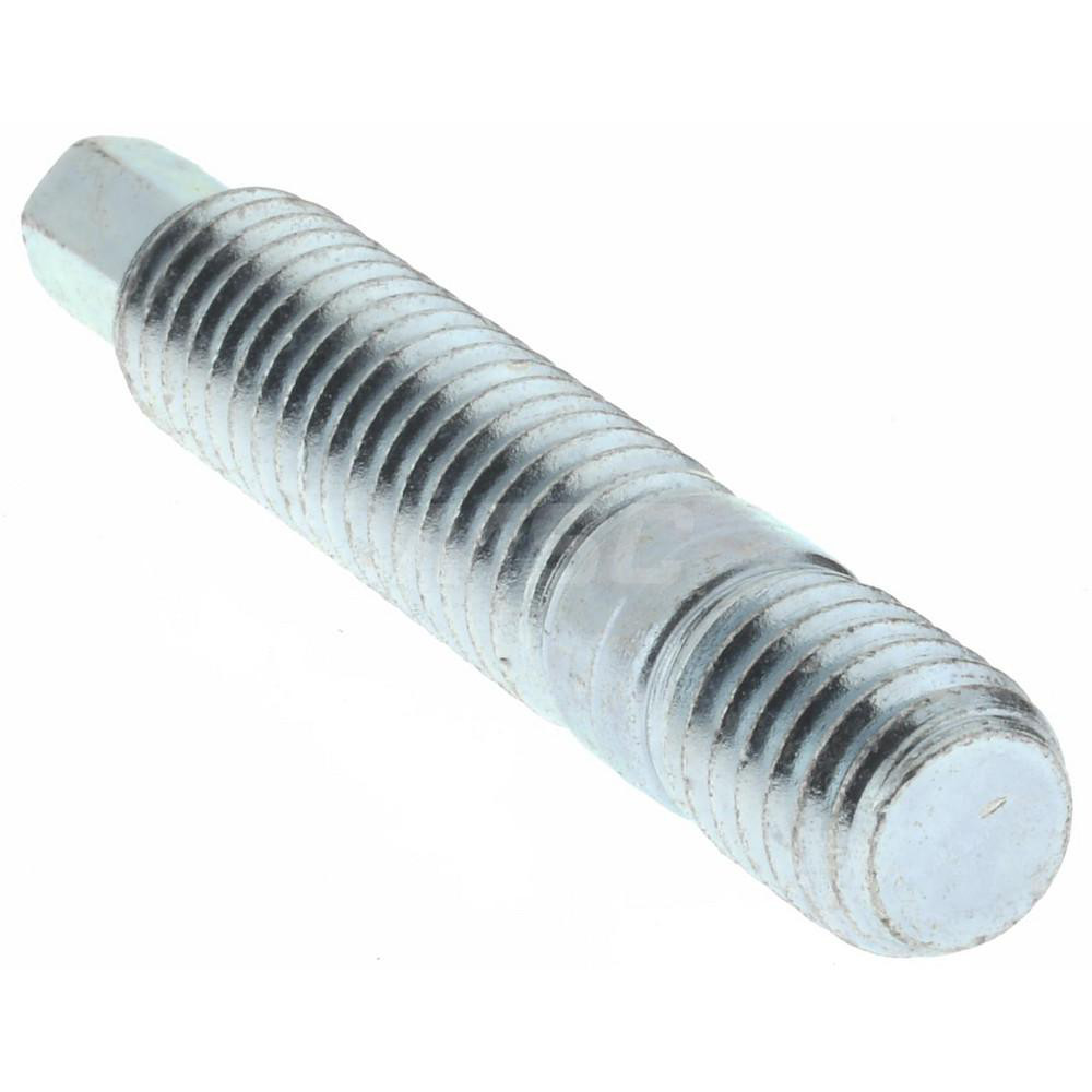 Value Collection - 3/8-16 2-7/32" OAL Unequal Double Threaded Stud ...