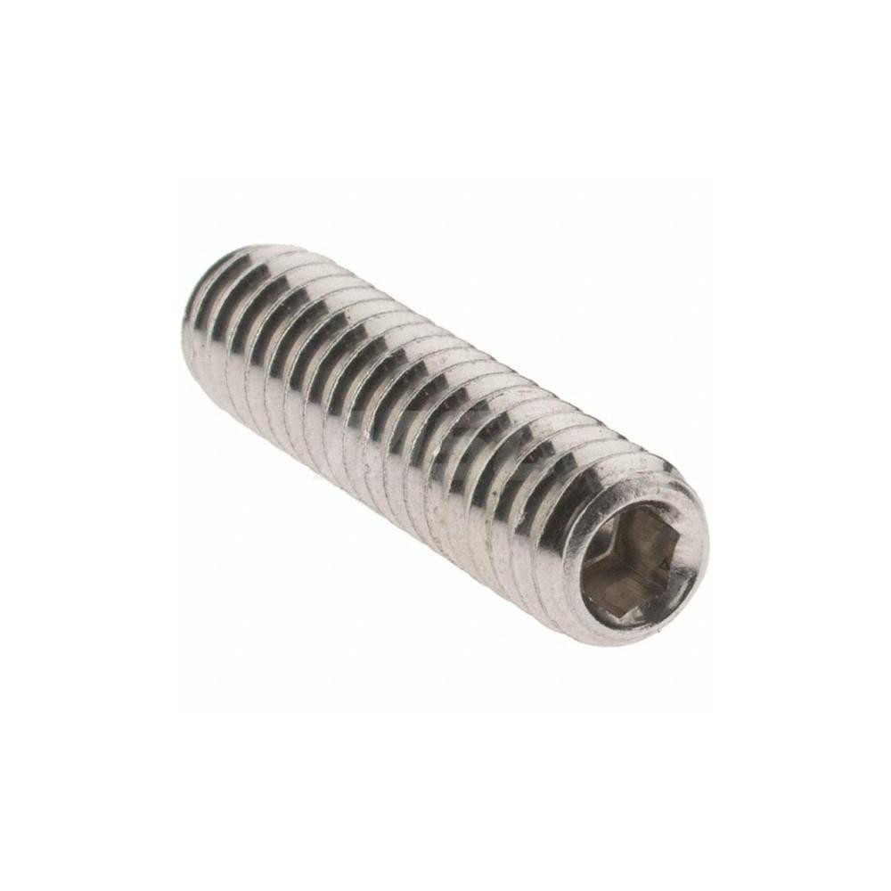 Value Collection - Set Screw: 1/4-20, 1" Overall Length, Cup Point ...