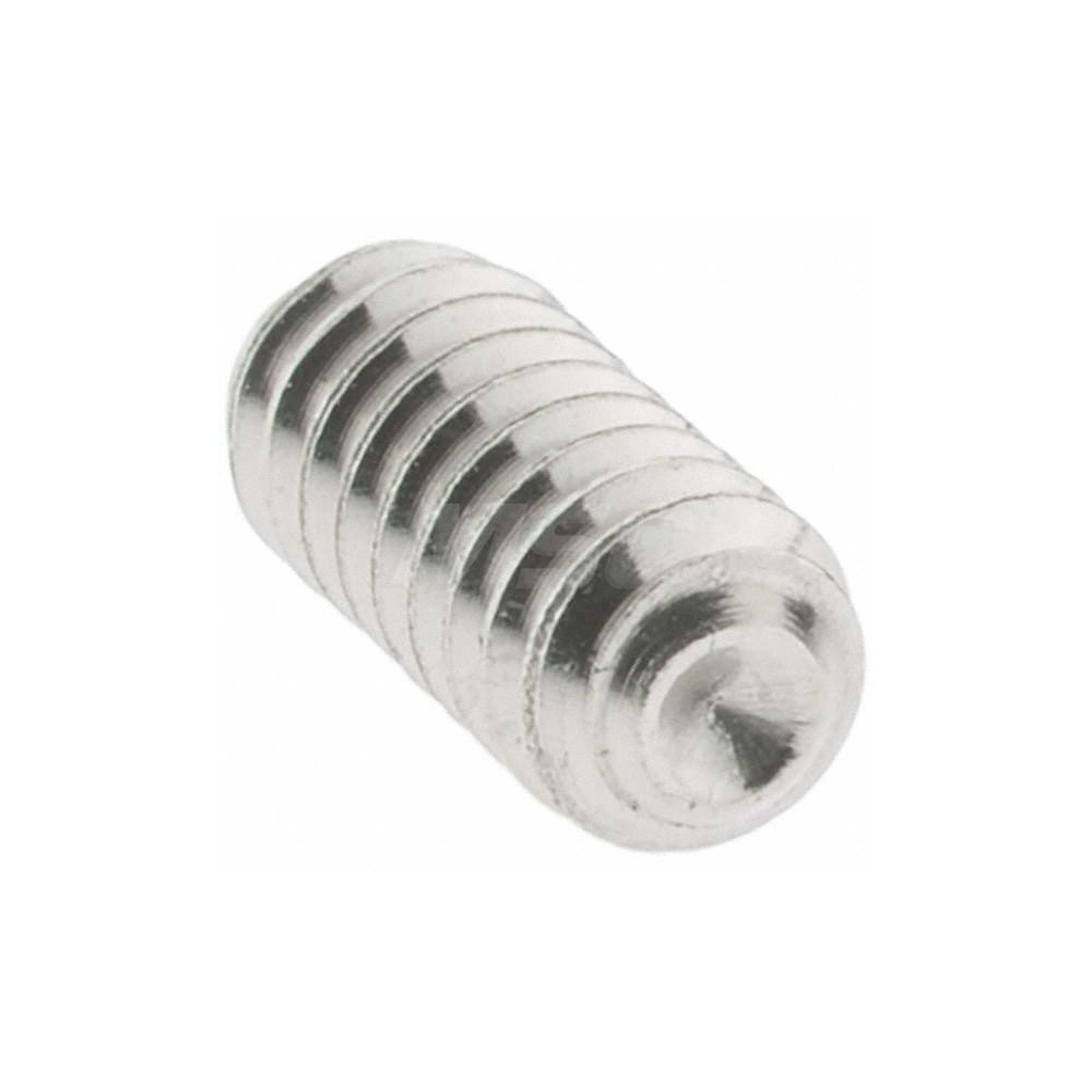 Made in USA - Set Screw: #4-40, 1/4" Overall Length, Cup Point ...