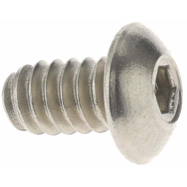 Value Collection - Button Socket Cap Screw: #6-32, 1/4" Length Under ...