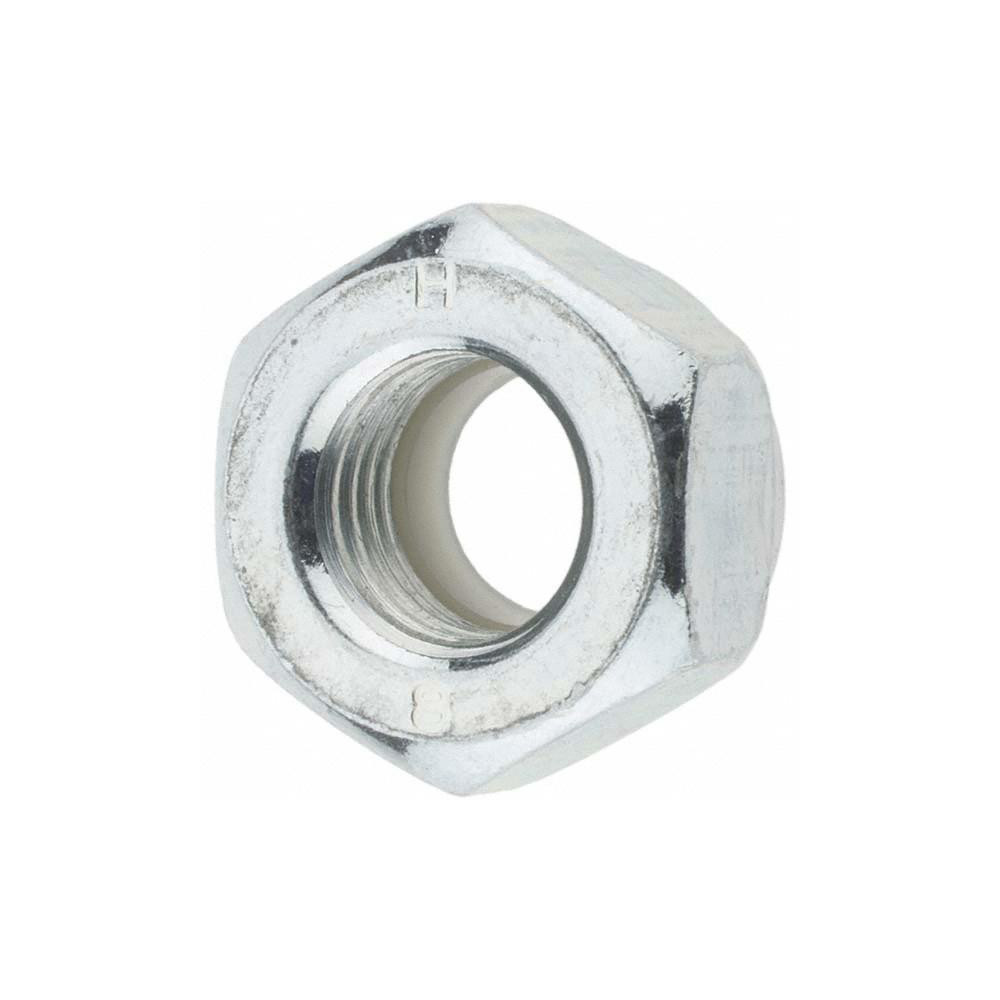Value Collection - Hex Lock Nut: Insert, Nylon Insert, M10x1.25, Class ...