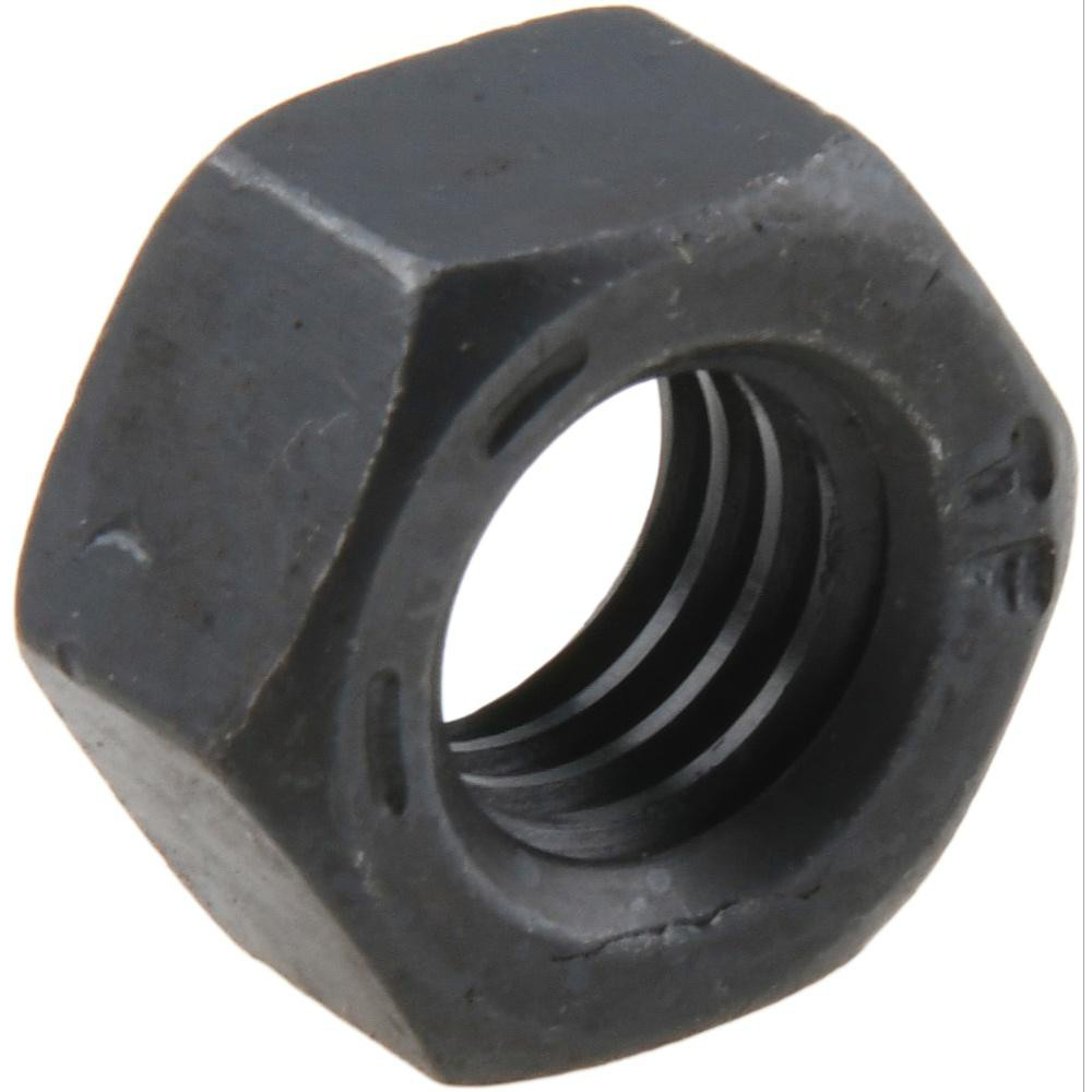 Made in USA - Hex Nut: 7/16-14, Grade 8 Steel, Bright/Uncoated Finish ...