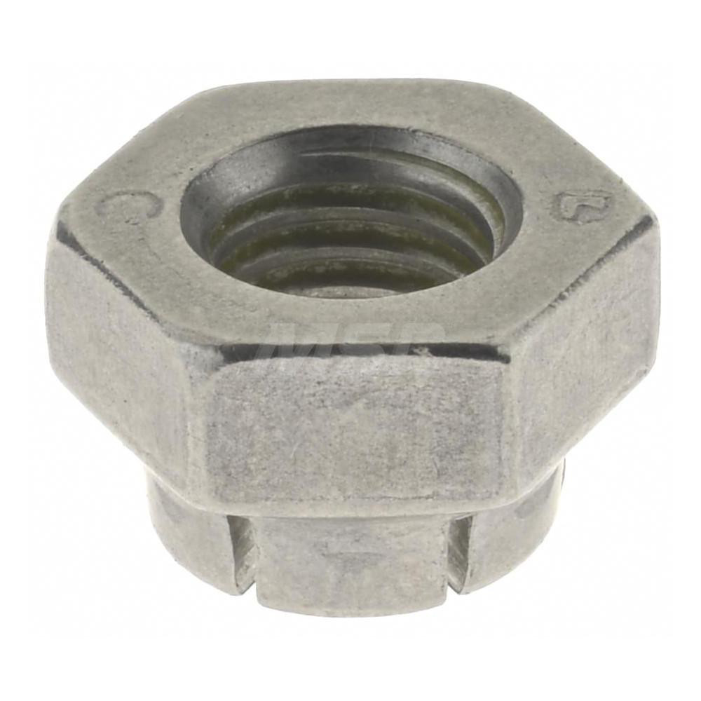 Value Collection - 1/4-28 UNJF 18-8 Hex Lock Nut with Expanding Flex ...