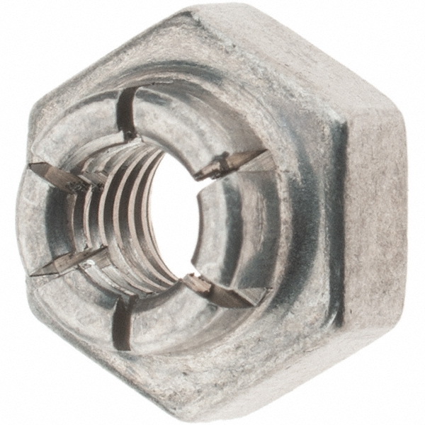 Value Collection - Hex Lock Nut: Expanding Flex Top, Grade 18-8 ...