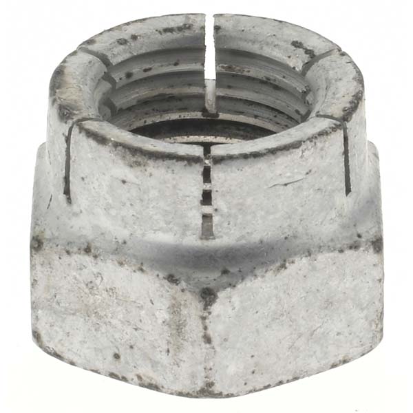 Value Collection - Hex Lock Nut: Expanding Flex Top, 7/16-20, Grade 2 ...