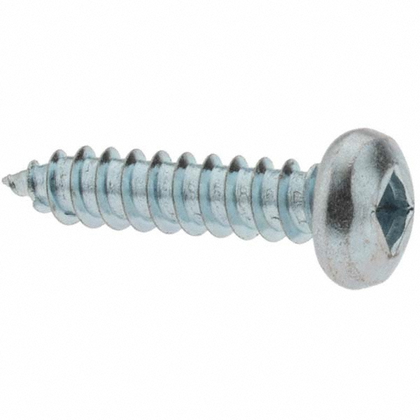 Value Collection - Sheet Metal Screw: #8, Pan Head, Square Drive, 3/4 ...