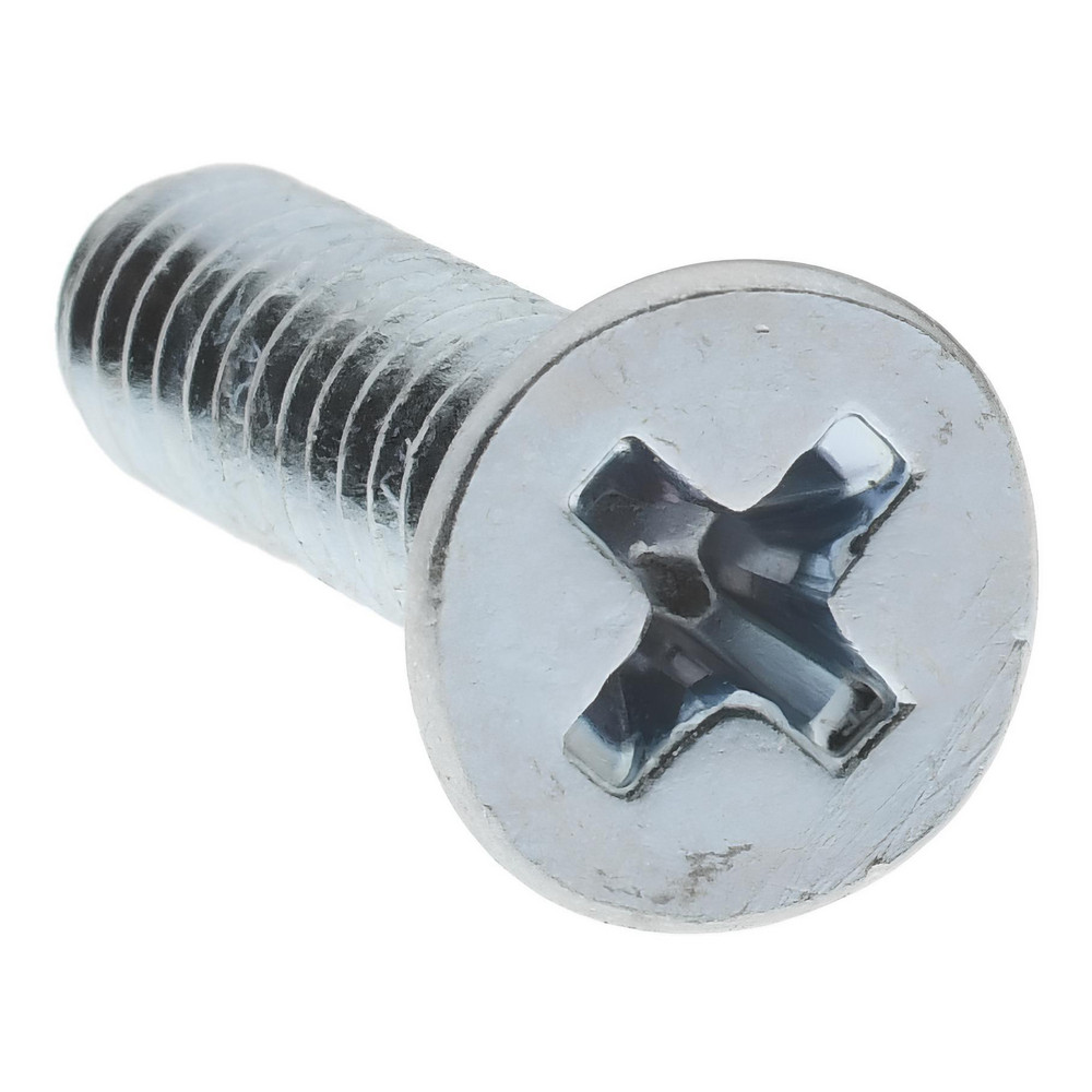 Value Collection - Machine Screw: #10-24, 3/4" Overall Length, Flat ...