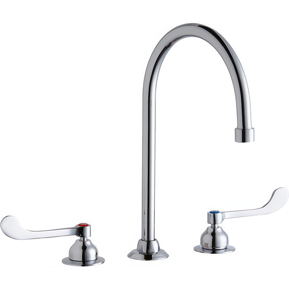 ELKAY® - Lavatory Faucets: Inlet Location: Bottom; Spout Type: Swivel ...