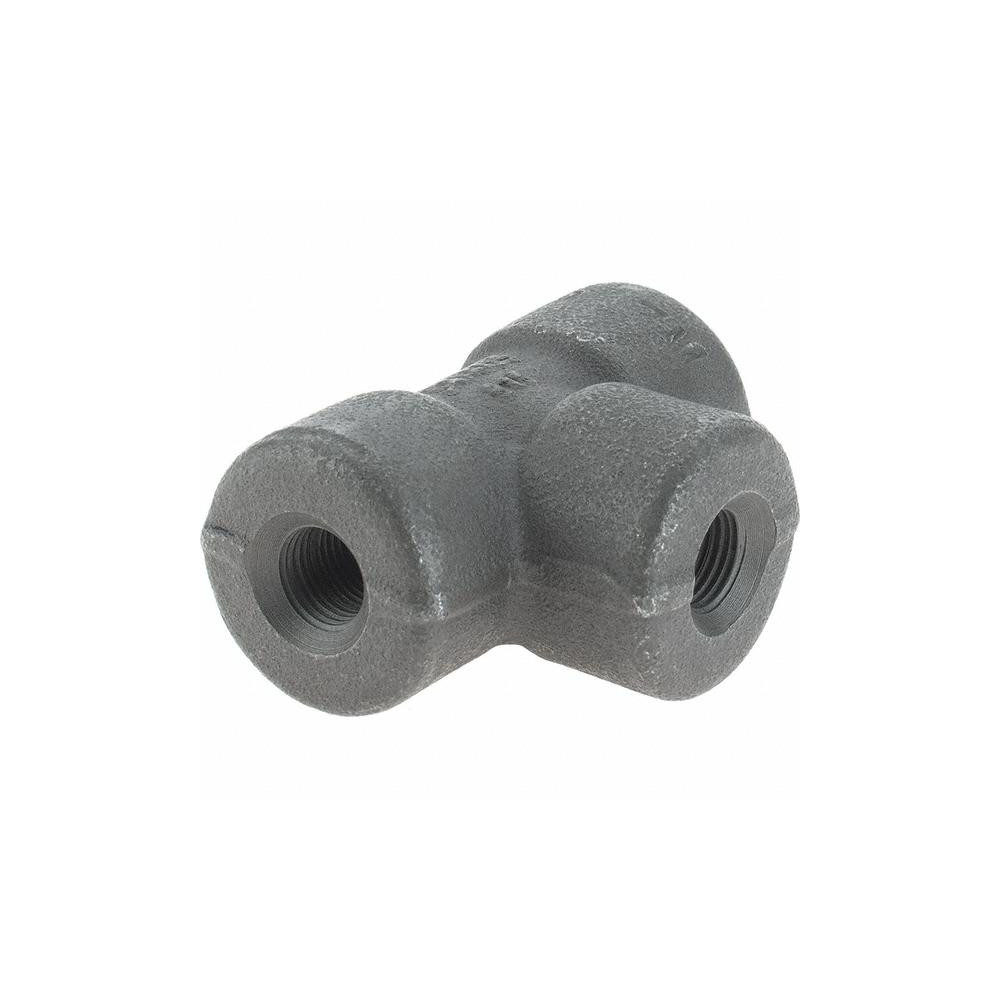 Anvil - Black Pipe Fittings: Fitting Type: Tee; Fitting Size: 1/8"; End ...