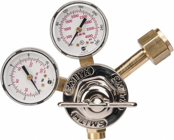 Miller-Smith - 320 CGA Inlet Connection, 100 Max psi, Carbon Dioxide ...