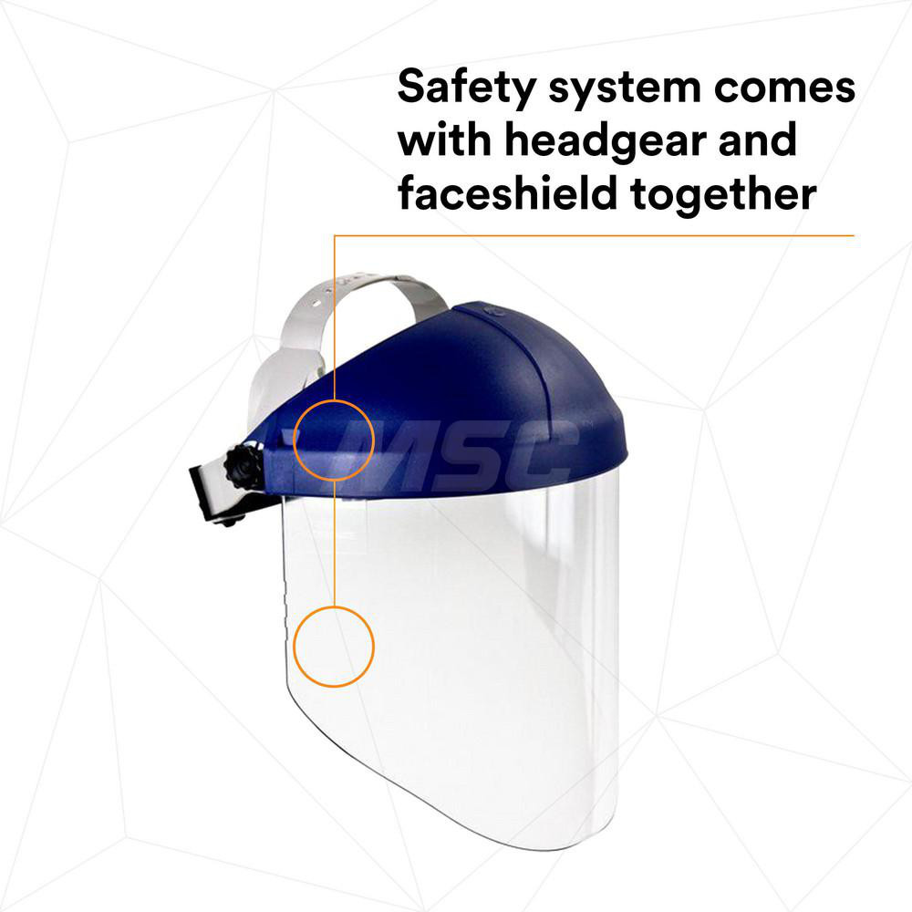 3M - Face Shield & Headgear: Chemical Splash & Debris | MSC Direct