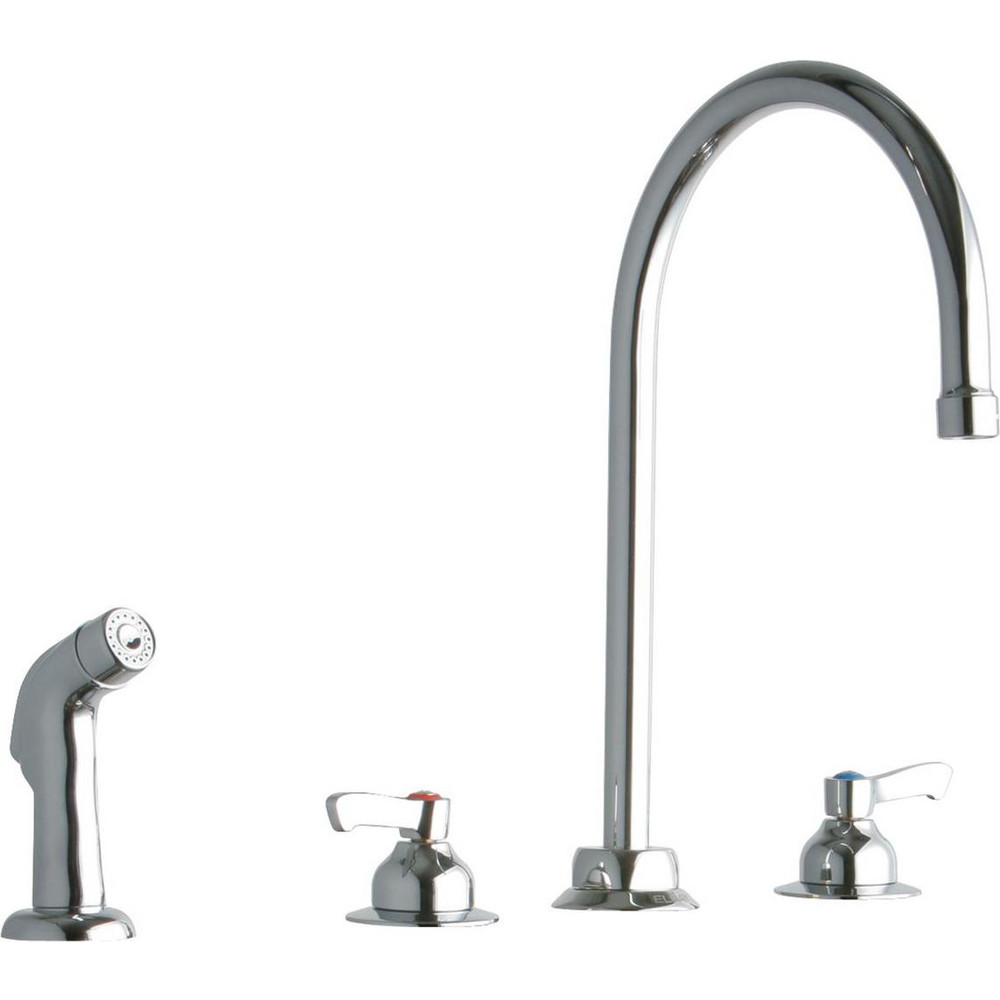 ELKAY® - Lavatory Faucets: Inlet Location: Bottom; Spout Type: Swivel ...
