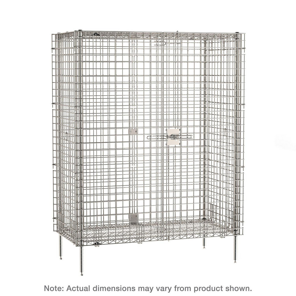 Metro - Wire Shelving; Shelving Type: Stationary Security Shelving Unit ...