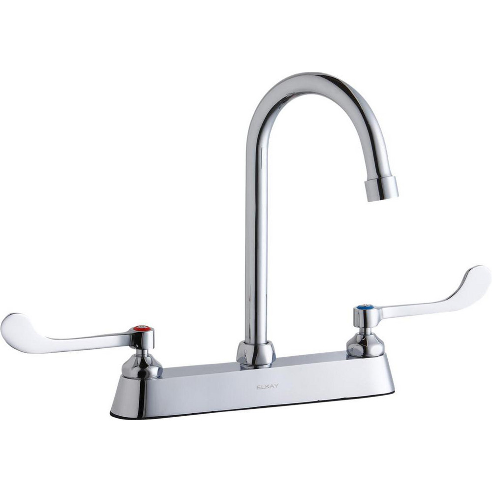 ELKAY® - Lavatory Faucets: Inlet Location: Bottom; Spout Type: Swivel ...