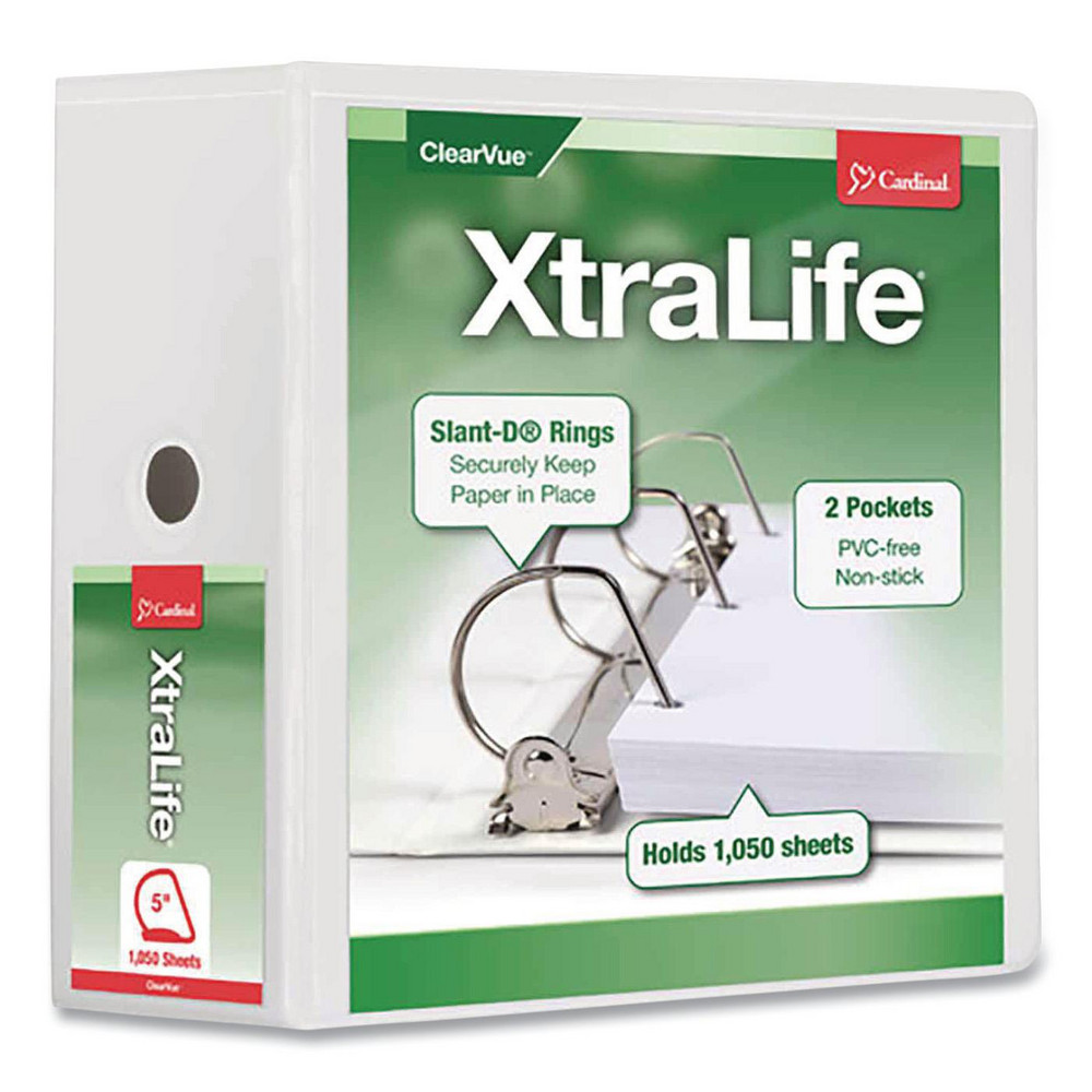 Cardinal - Ring Binders; Binder Type: 3 Hole Binder; Ring Type: Slant D ...