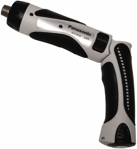Panasonic - Cordless Screwdriver: 3.6V, 1/4" Bit Holder, 39 in/lb | MSC ...