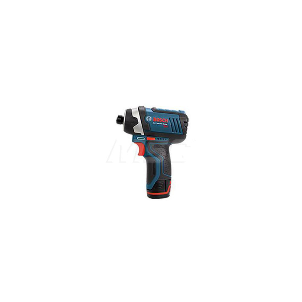 Bosch - Cordless Impact Driver: 12V, 1/4" Drive, 2,600 RPM | MSC Direct