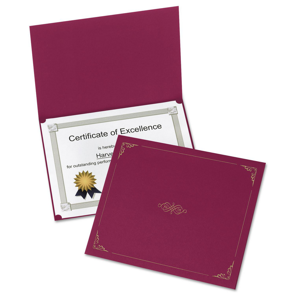 OXFORD - Portfolios, Report Covers & Pocket Binders: Color: Burgundy ...