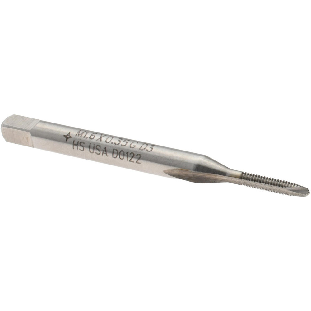 Cleveland - Spiral Point Tap: M1.6x0.35 Metric, 2 Flutes, Plug Chamfer ...