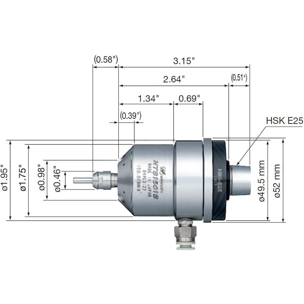 Nakanishi - Pneumatic High-Speed Spindles; RPM: 150000.000; Application ...