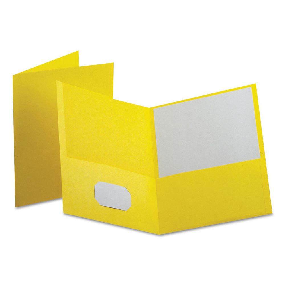 OXFORD - Portfolios, Report Covers & Pocket Binders: Yellow, Pocket ...
