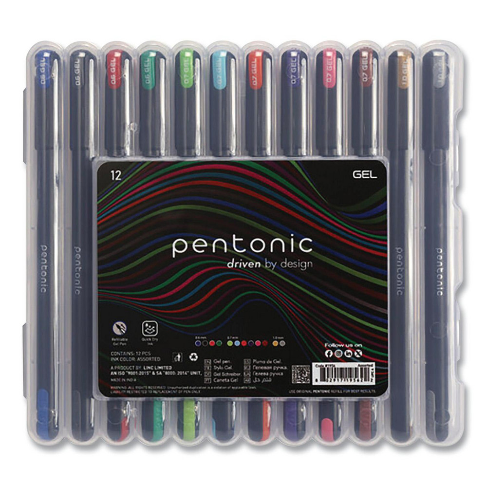 TOPS - Pens & Pencils: Pen Type: Gel Pens; Ink Color: Light Blue, Red ...