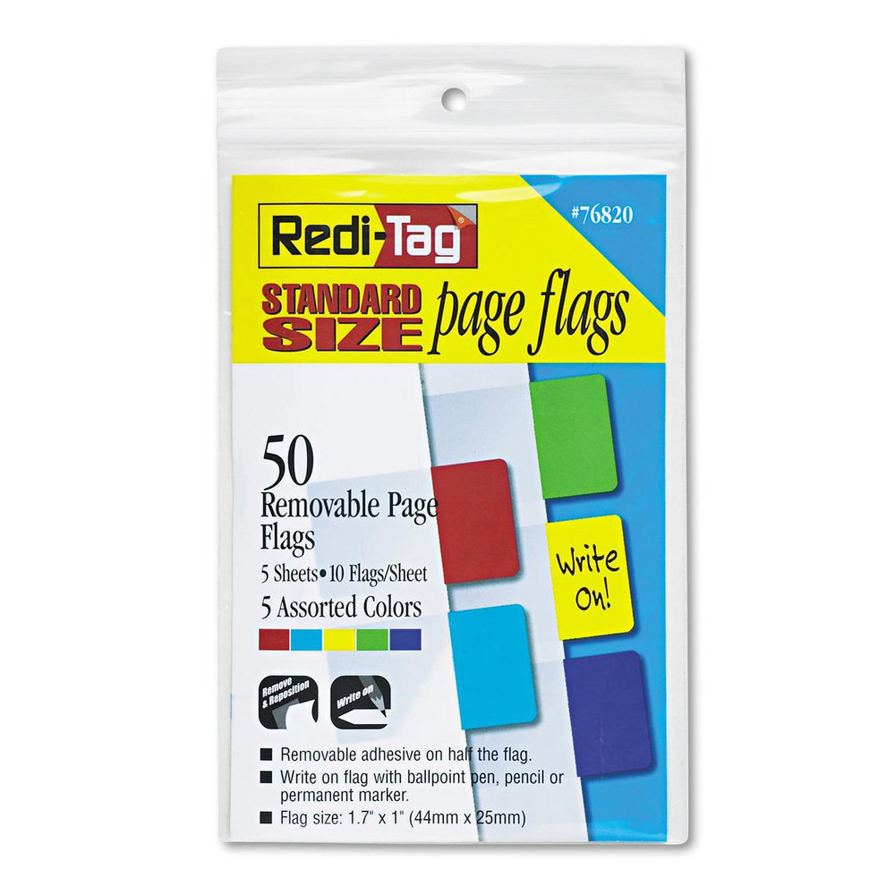 Redi-Tag - Tabs, Indexes & Dividers: Tab Type: Standard Page Flags ...