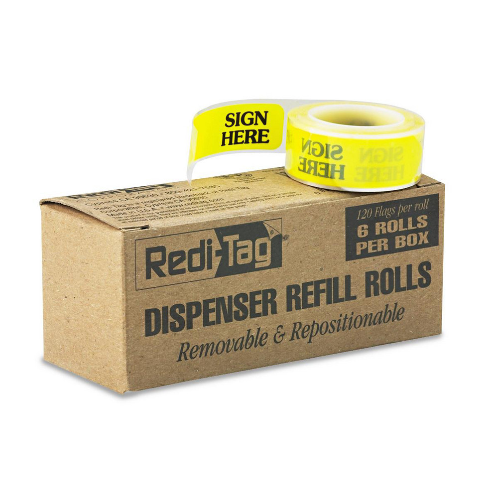 Redi-Tag - Tabs, Indexes & Dividers: Tab Type: Arrow Page Flags; Color ...