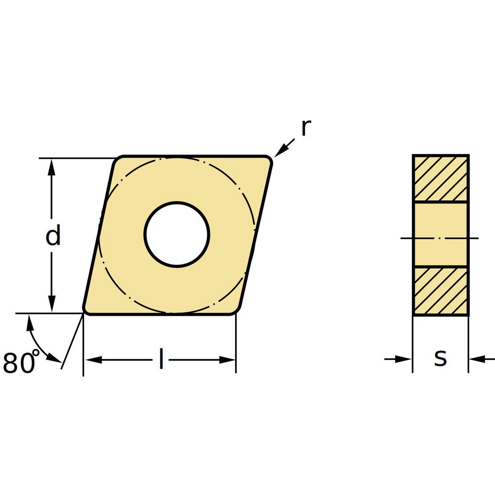 Walter - Turning Insert: CNMG432-MM5 WSM10S, Carbide | MSC Direct