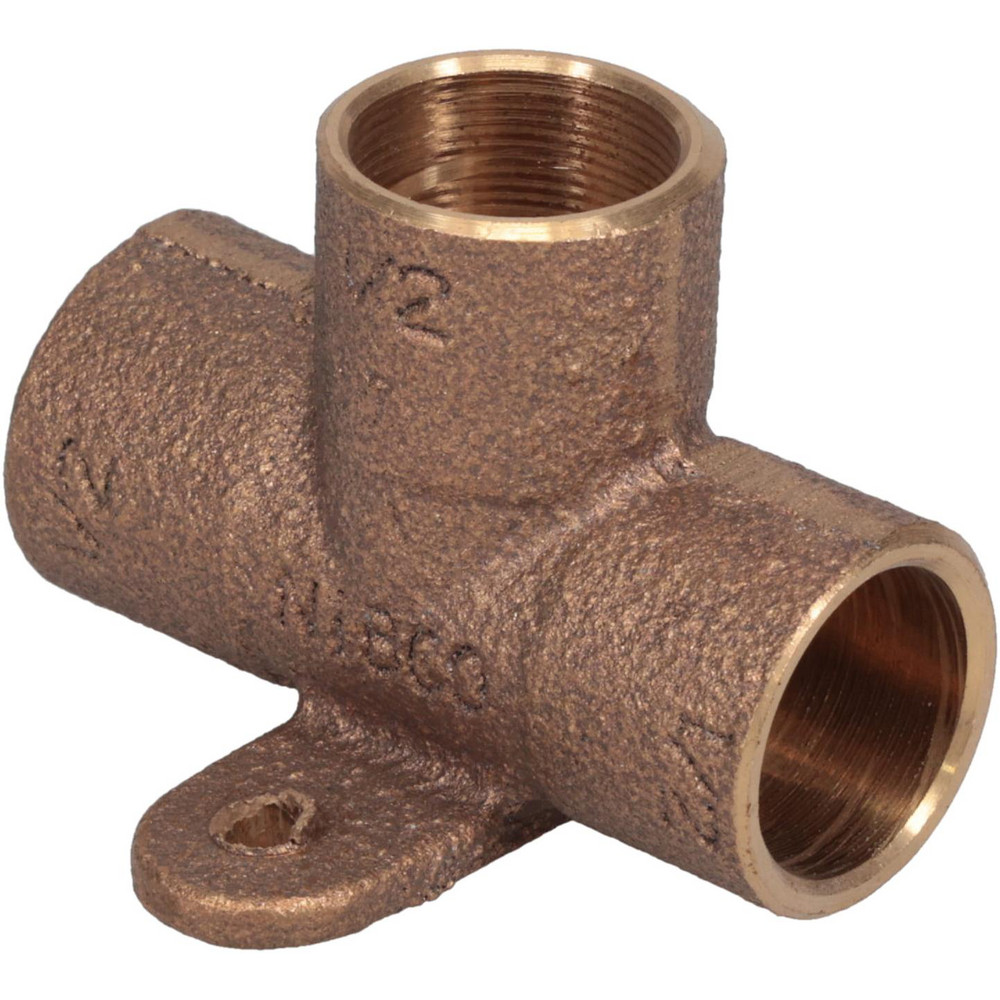 NIBCO - Cast Copper Pipe Drop Tee: 1/2" Fitting, C x C x C, Pressure ...