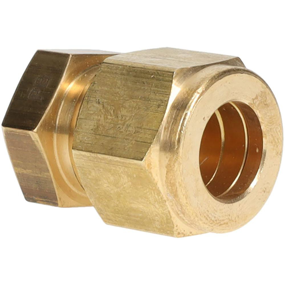 Parker - Compression Tube End Cap: 1/2" Tube OD, Compression | MSC Direct