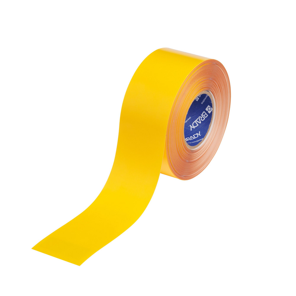 Brady - Floor & Aisle Marking Tape: 3" Wide, 100' Long, 22.0000 mil ...
