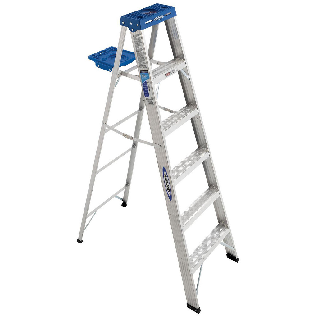 Werner Step Ladders Height Feet 6ft Load Capacity Lb 250lb