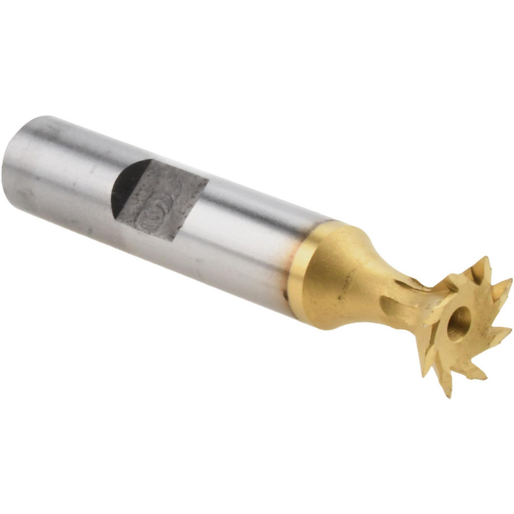 Made in USA - Dovetail Cutter: 45 °, 1/2" Cut Dia, 1/8" Cut Width, High ...