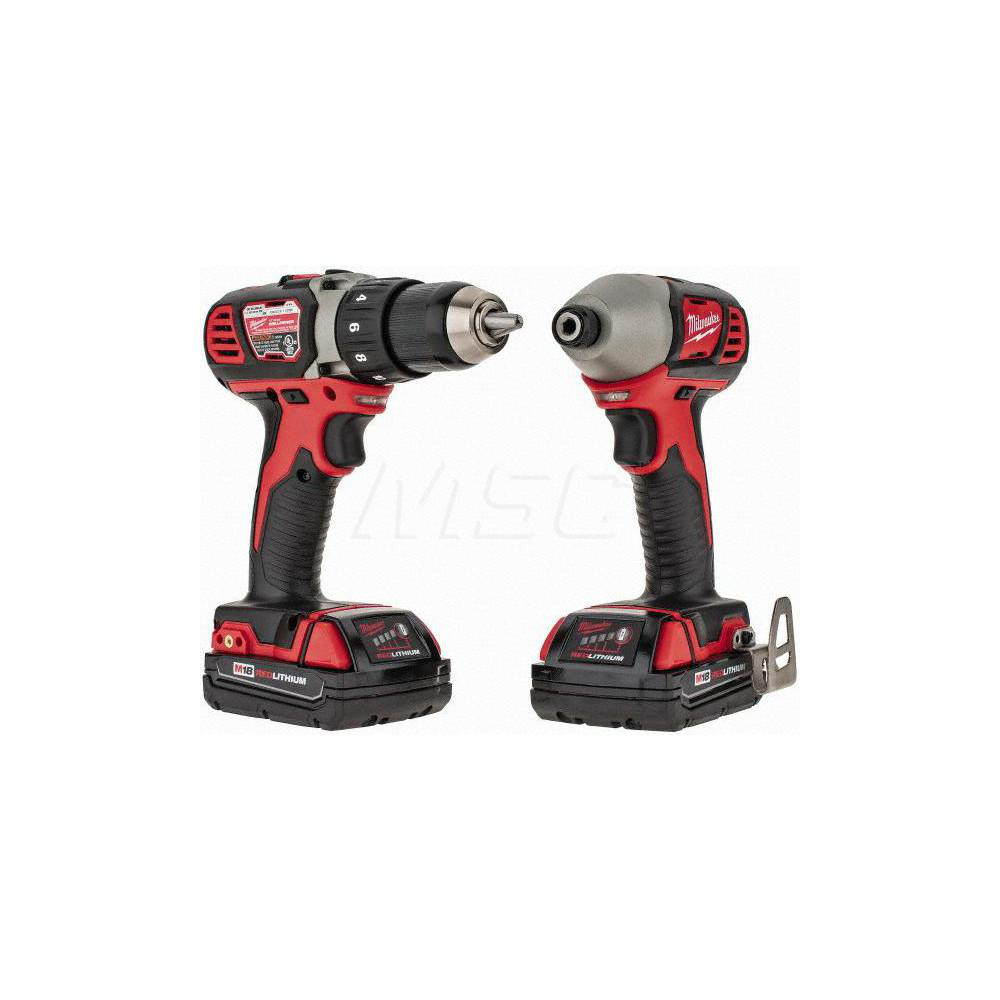 Milwaukee Tool - 18 Volt Cordless Tool Combination Kit - 71863807 - MSC ...