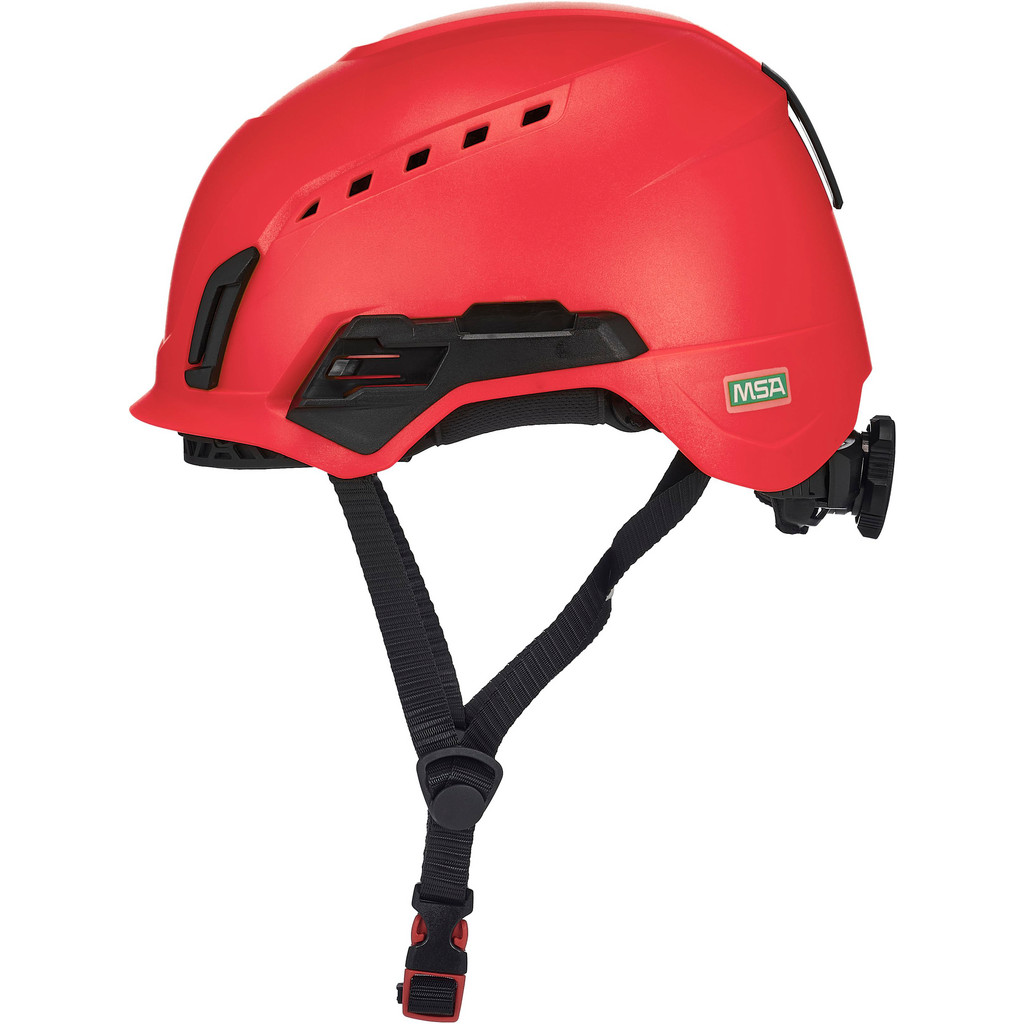 MSA - Rescue Helmet: Ratchet Adjustment, 4-Point Suspension, ABS | MSC ...