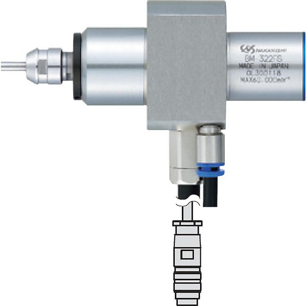 Nakanishi - Electric High-Speed Spindle: Flange Mount, 60000 RPM, CHA ...