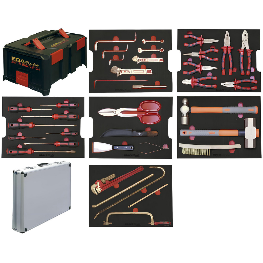 EGA Master - Combination Hand Tool Set: 36 Pc, Mine Removal Safety Set ...