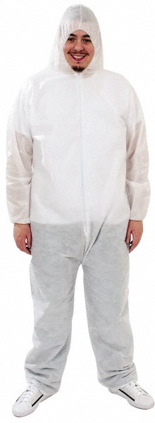 PRO-SAFE - Non-Disposable Rain & Chemical-Resistant Coveralls: Size 3X ...