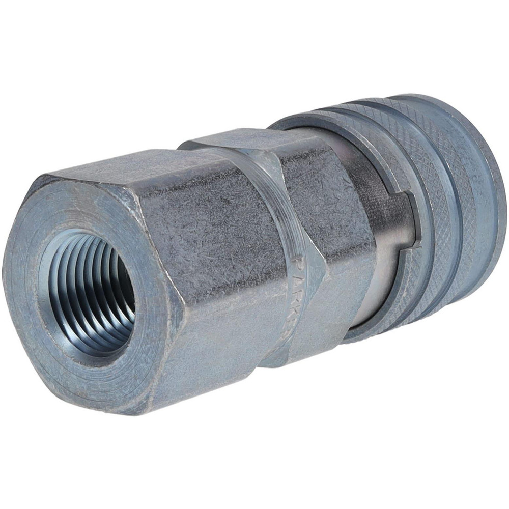 Parker - Hydraulic Hose No Lock Female Pipe Thread Coupler: Hose Size 1 ...
