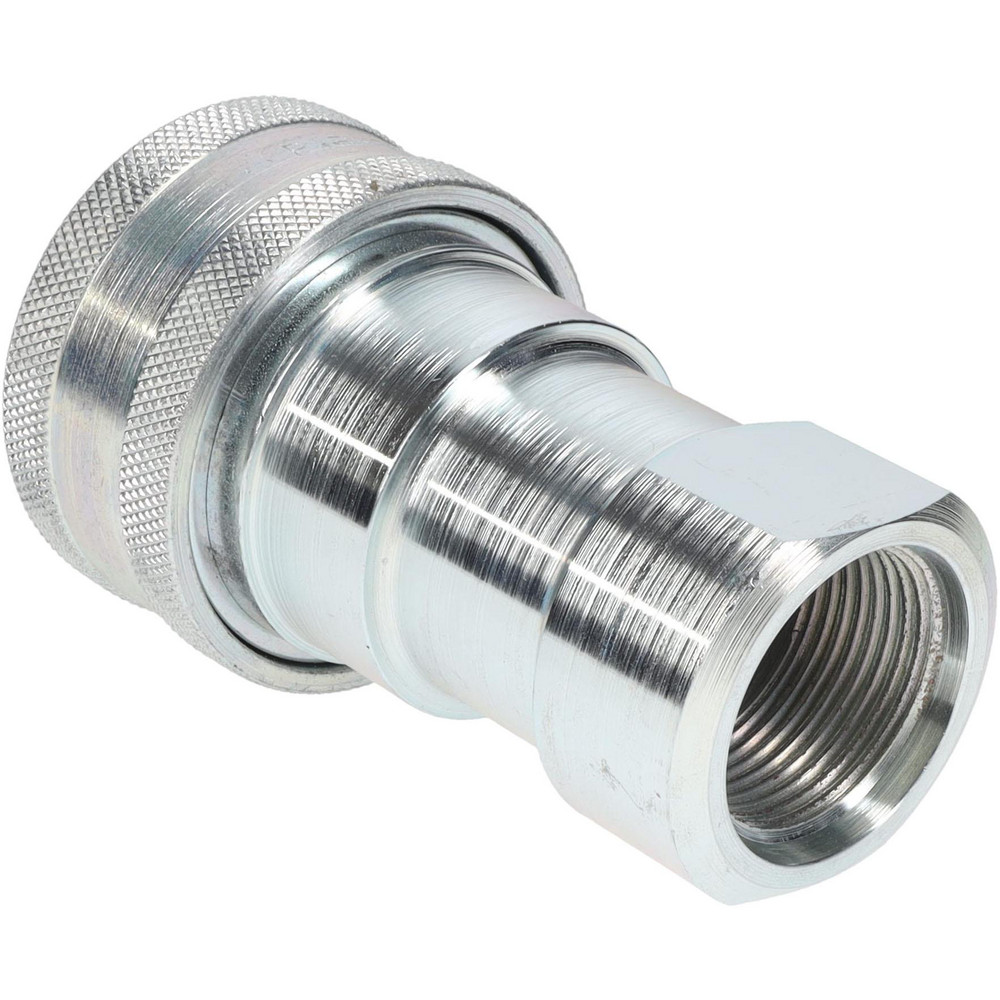 Parker - Hydraulic Hose Female Straight Thread Coupler: Hose Size 1", 1 ...