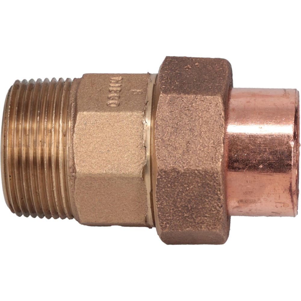 NIBCO - Cast Copper Pipe Union: 1-1/4" Fitting, C x M, Pressure Fitting ...