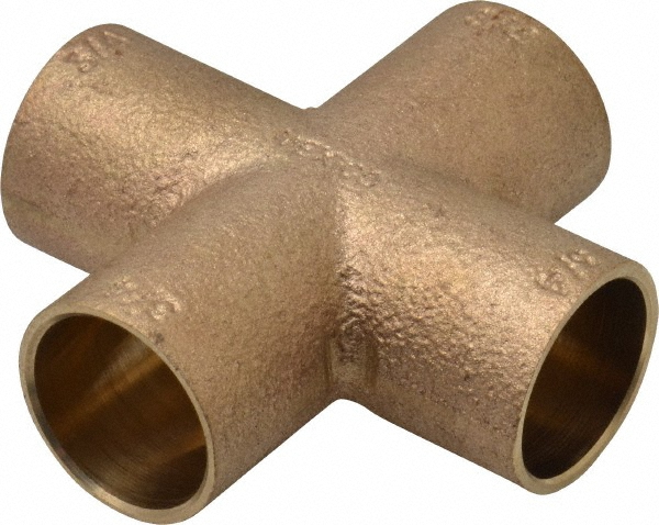 NIBCO - Cast Copper Pipe Cross: 3/4" Fitting, C x C x C, Pressure ...
