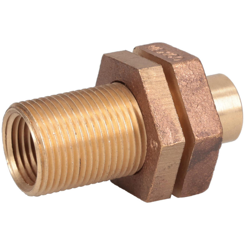 NIBCO - Cast Copper Pipe Bulkhead: 1/2" Fitting, C x F, Pressure ...
