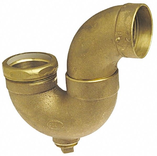 NIBCO - Drain, Waste & Vent P-Trap with Cleanout: 1-1/2" Fitting, C x ...