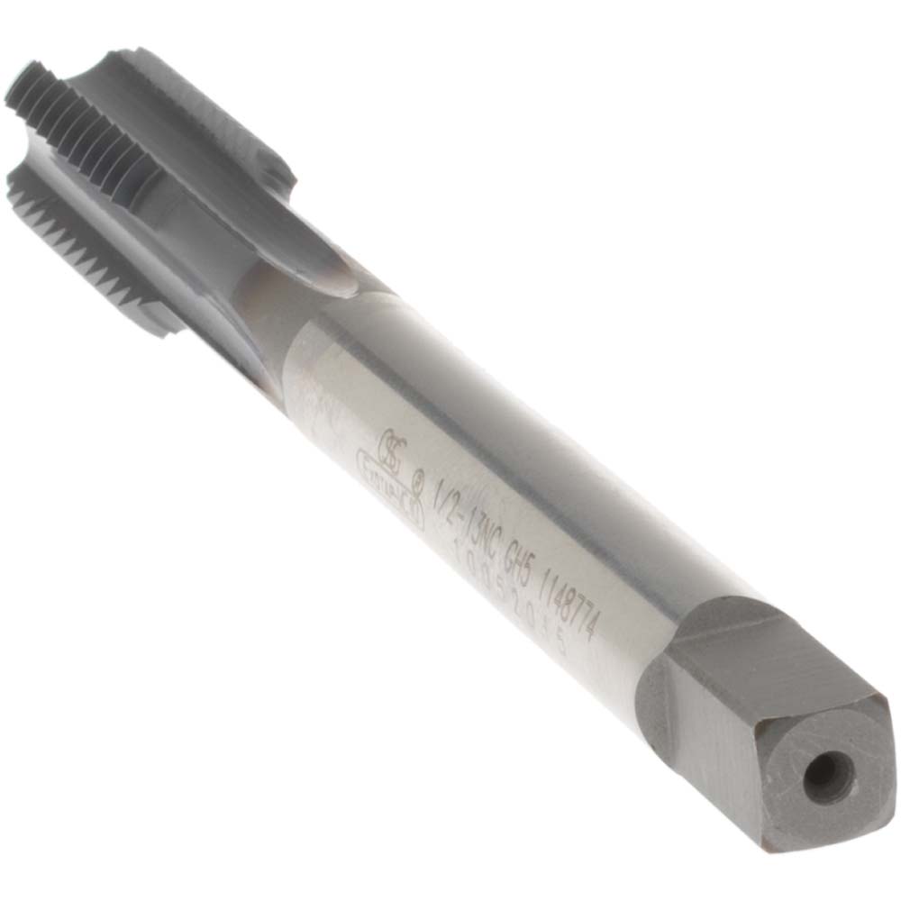 OSG - Straight Flute Tap: 1/2-13 UNC, 4 Flute, Bottoming Chamfer, 2B ...