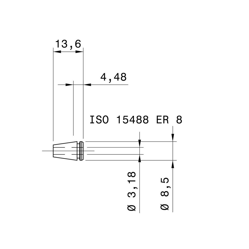 Rego-Fix - ER Collet: ER8, 1/8