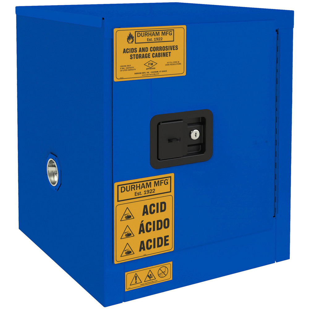 Durham - Corrosives Safety Cabinet: Blue | MSC Direct