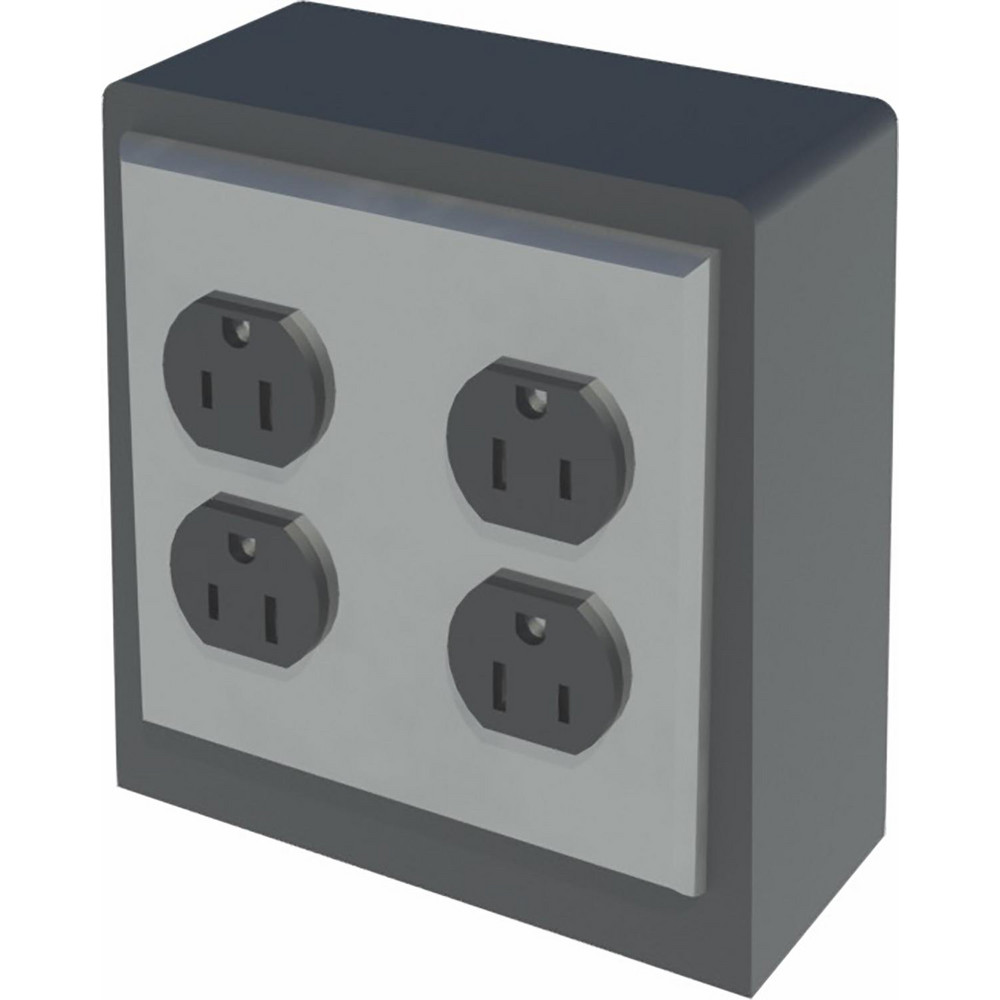 Instock - Electrical Boxes: Square, Non-Weather-Resistant, Yes | MSC Direct