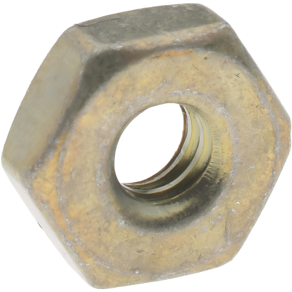 Value Collection - Machine Screw Hex Nut: #4-40, Grade A Steel, Cadmium ...